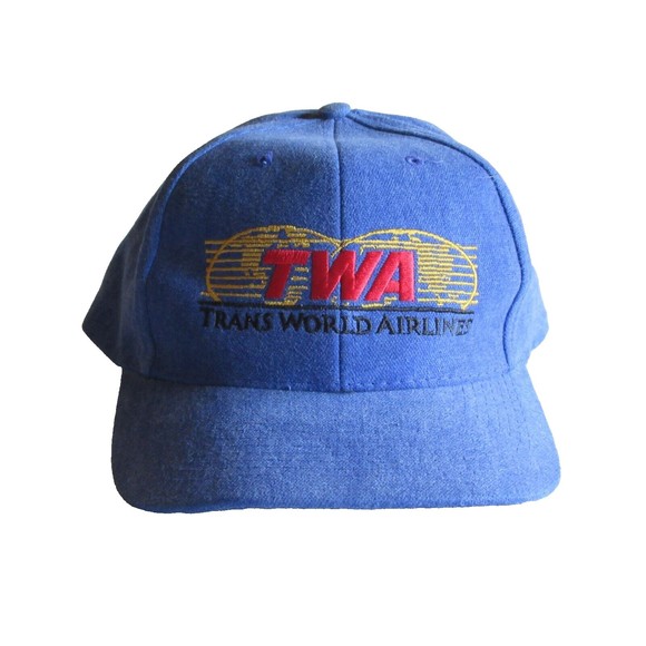 Accessories | Vintage Twa Trans World Airlines Ball Cap Embroidered ...